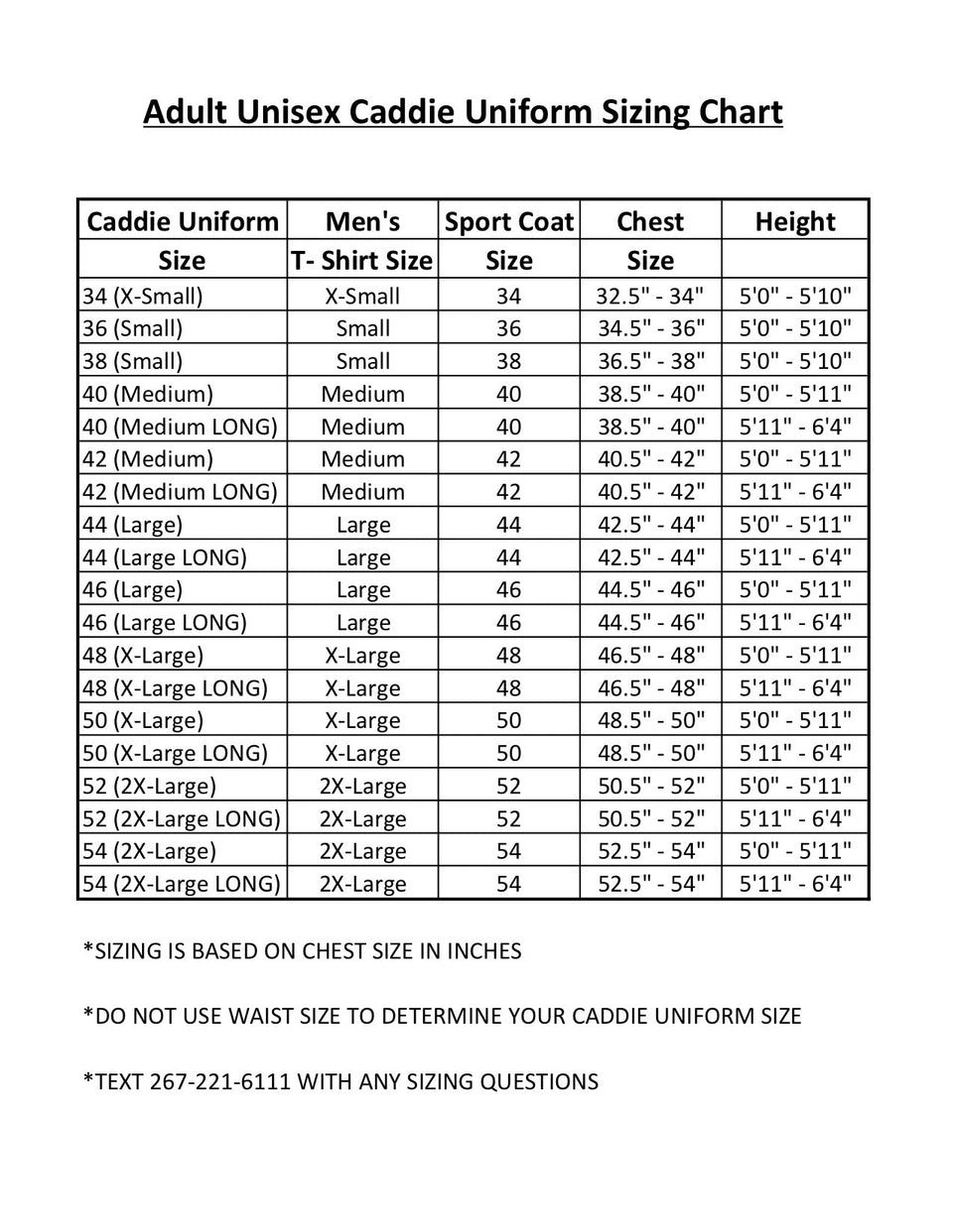 Adult Custom Caddie Uniform With Name and Number – Fairway Jockey